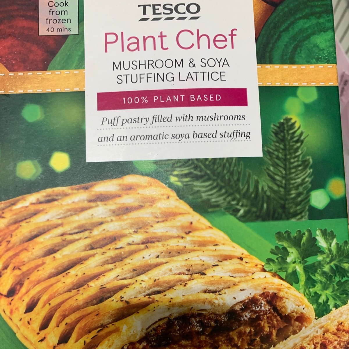 Mushroom And Soya Lattice from Tesco Plant Chef - Vegan Product Reviews ...