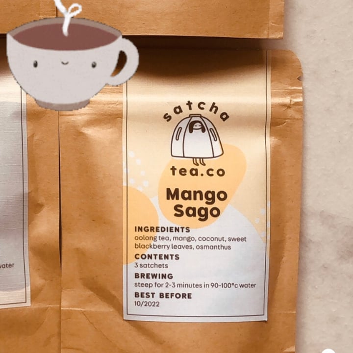 Satcha Tea Mango Sago Tea Review | abillion