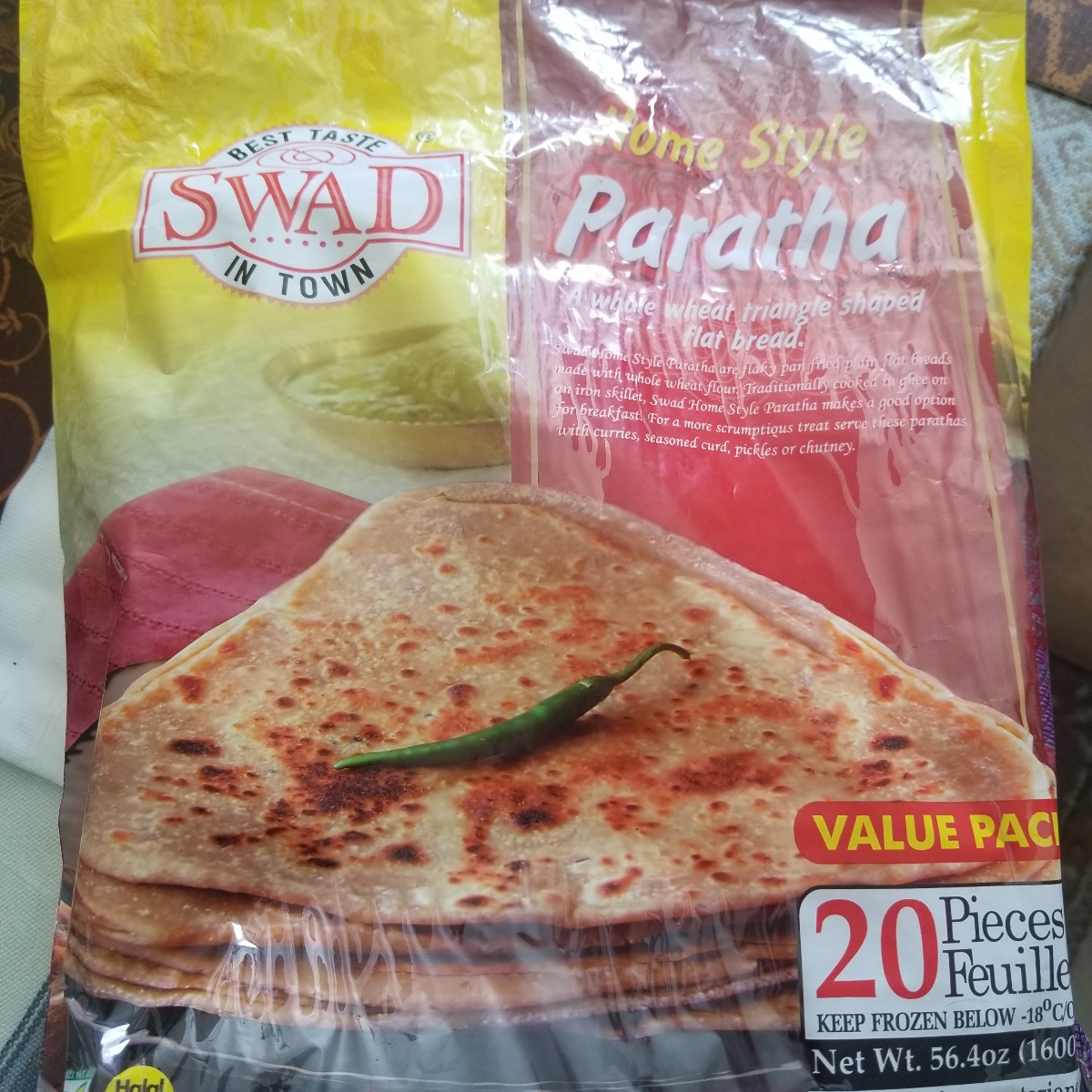 Home Style Paratha from SWAD - Vegan Product Reviews & Ratings | abillion