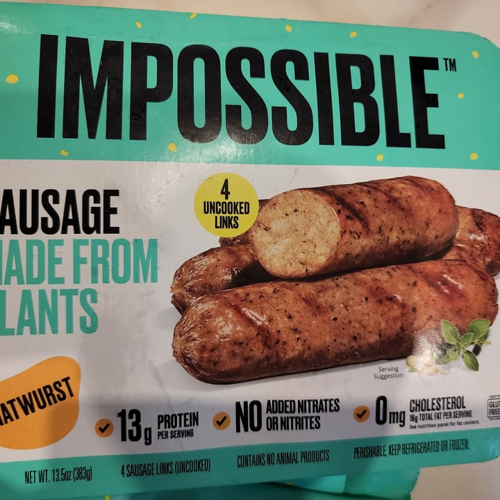 Impossible Foods Impossible Sausage Bratwurst Review | abillion