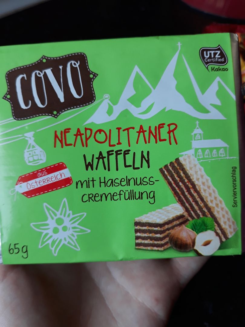 Neapolitaner Waffeln mit Haselnusscremefüllung from Penny - Vegan ...