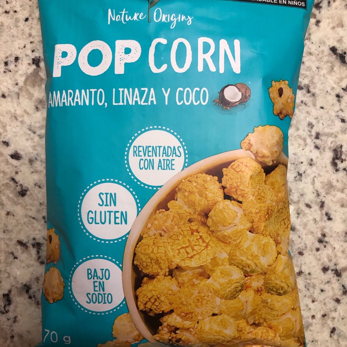 Pop corn from Nature origins - Vegan Product Reviews & Ratings | abillion