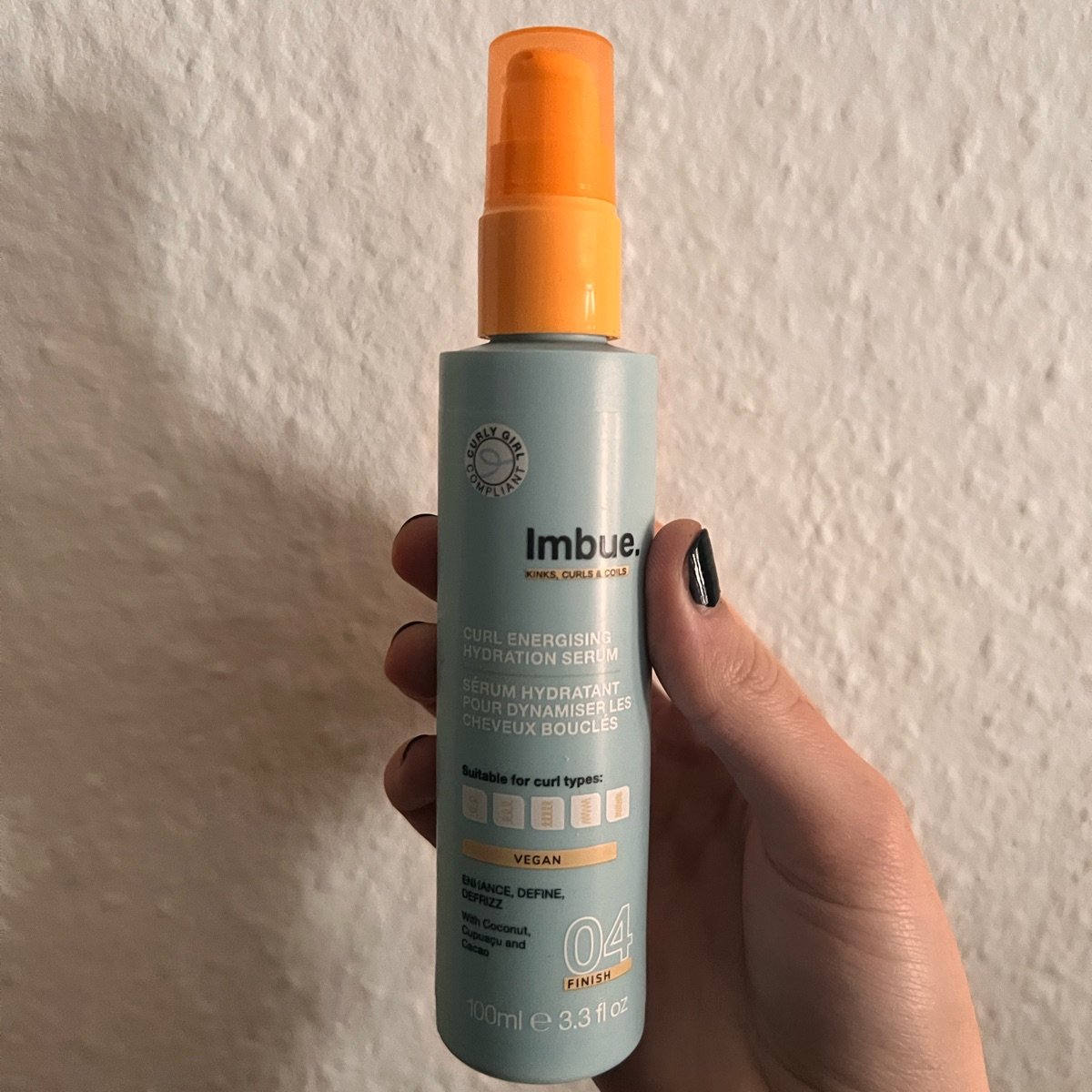 Curl Energising Hydration Serum from Imbue - Vegan Product Reviews ...
