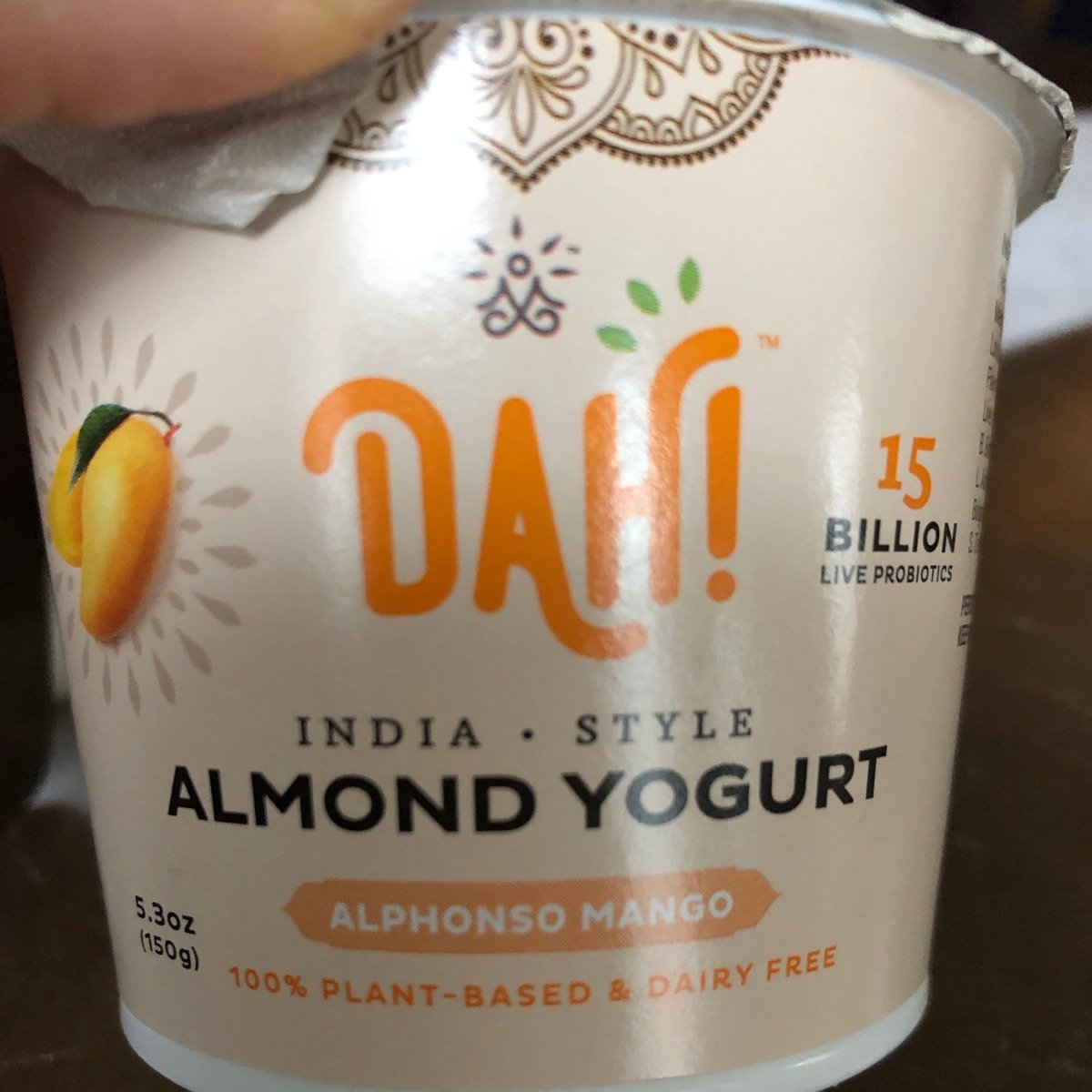 Alphonso mango India-style almond yogurt from Dah! - Vegan Product ...