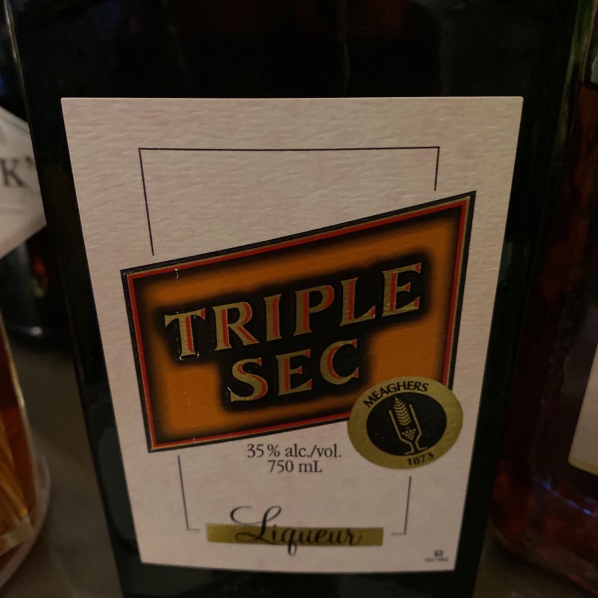 Triple Sec Liqueur from Triple Sec - Vegan Product Reviews & Ratings ...