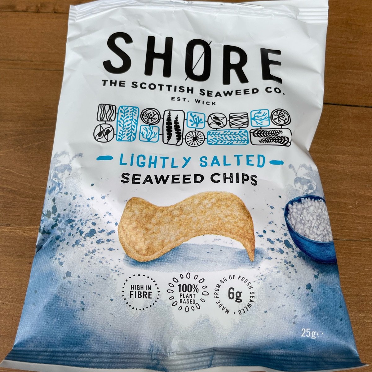 Seaweed chips from Shore - Vegan Product Reviews & Ratings | abillion