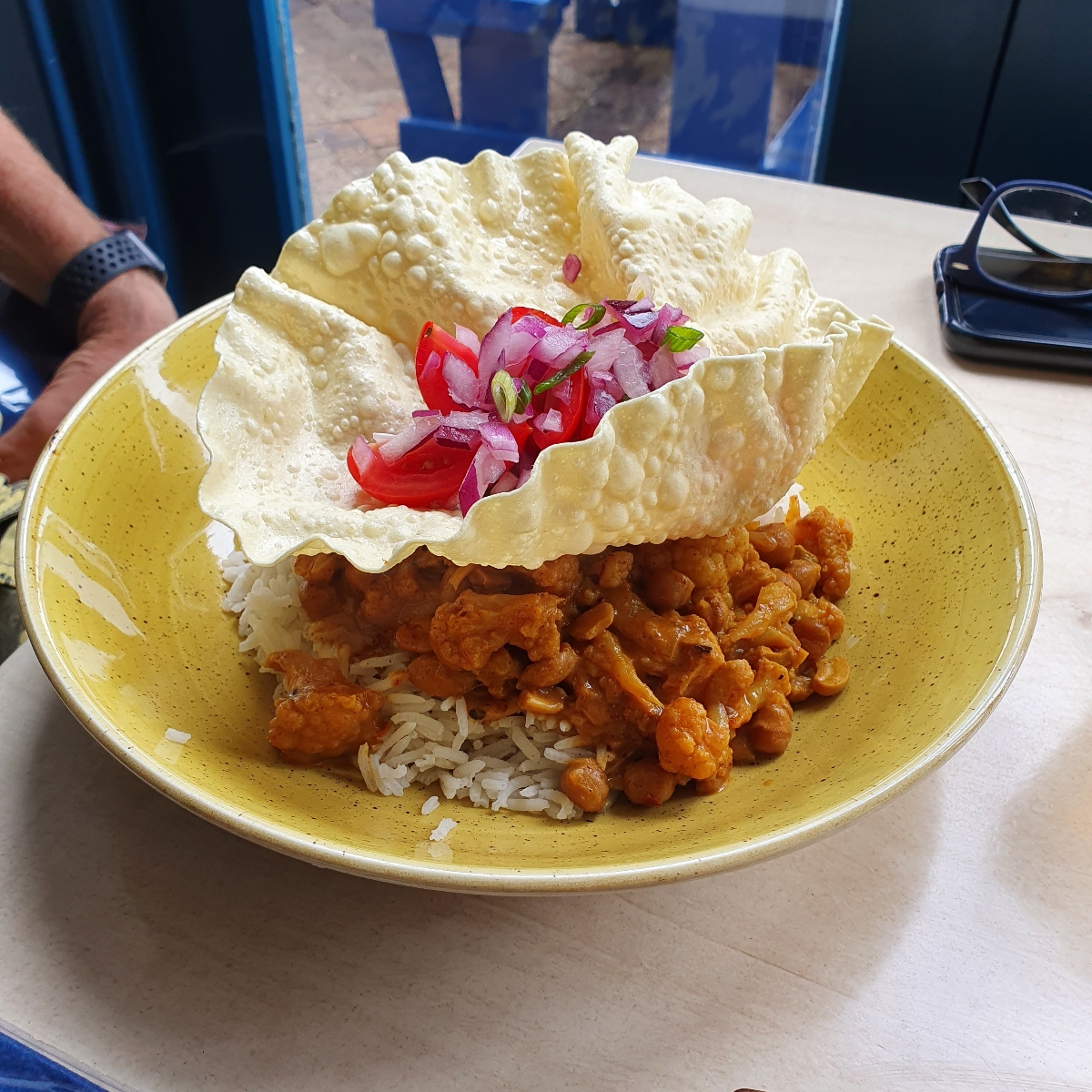 Chickpea and cashew nut curry at Fusion Restaurant - Hermanus - Review ...