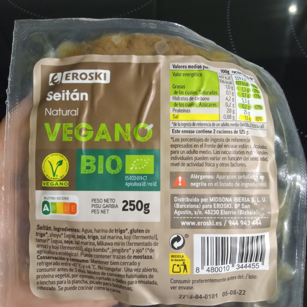 Seitán Bio from Eroski Bio - Vegan Product Reviews & Ratings | abillion