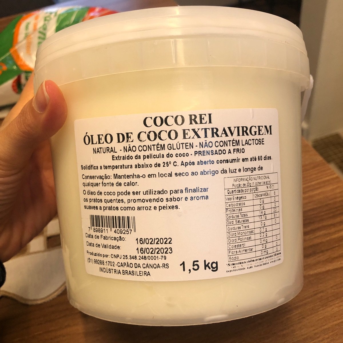 Óleo De Coco Extravirgem from coco rei - Vegan Product Reviews ...