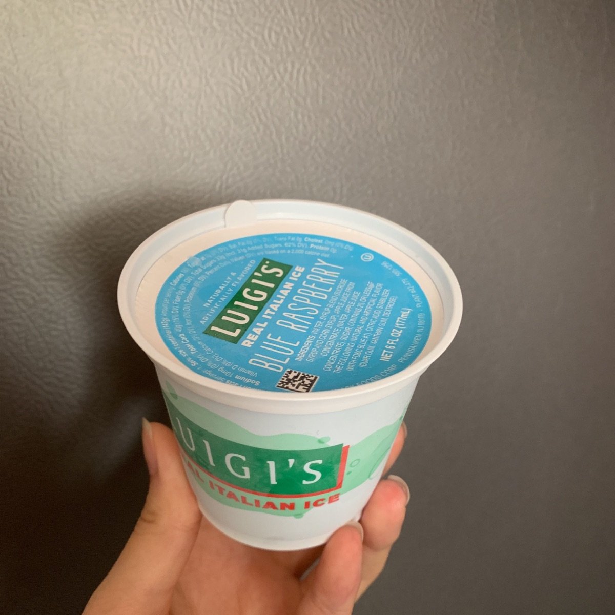 Real Italian Ice Blue Raspberry from Luigi’s - Vegan Product Reviews ...