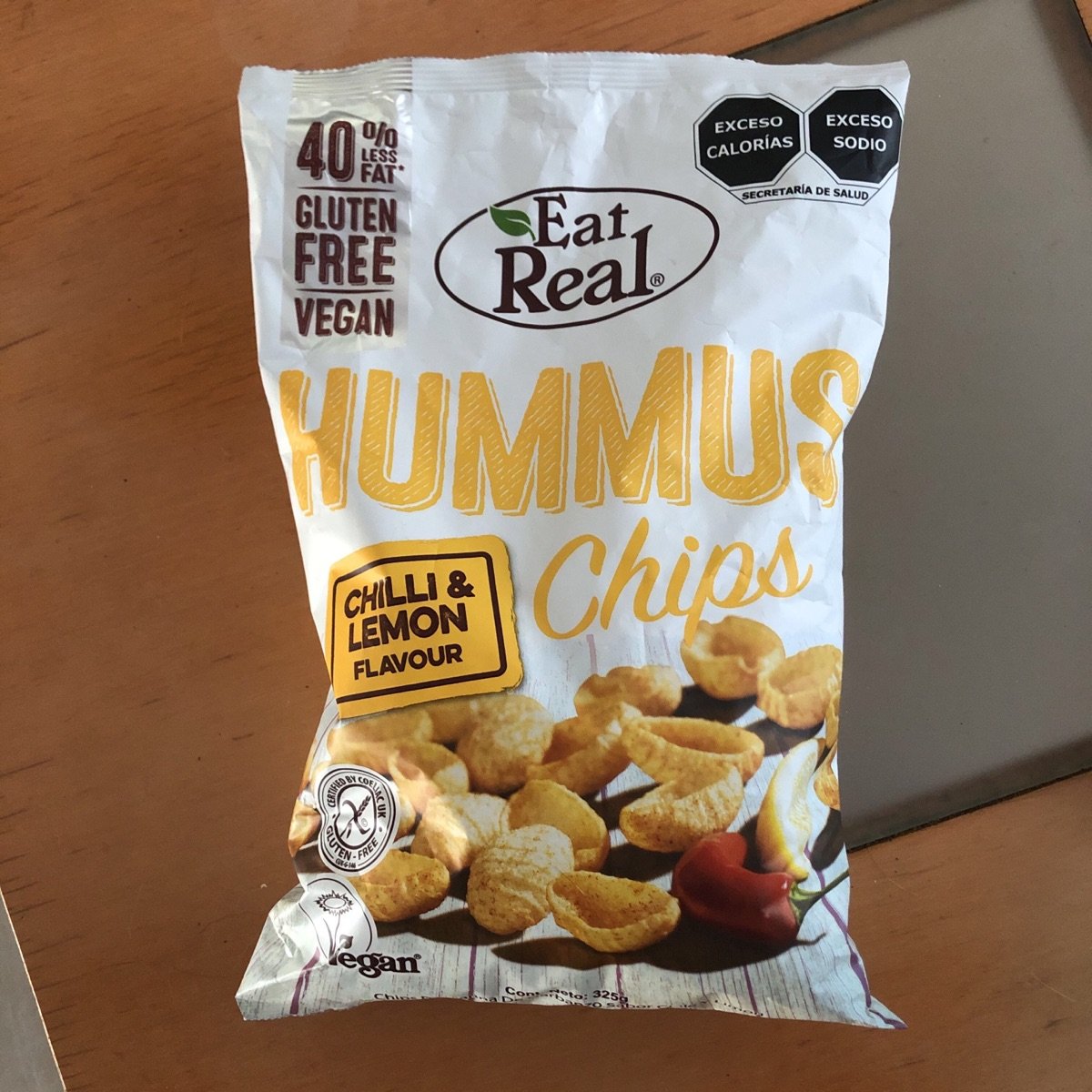Hummus Chips Chilli & Lemon Flavour from Eat Real - Vegan Product ...
