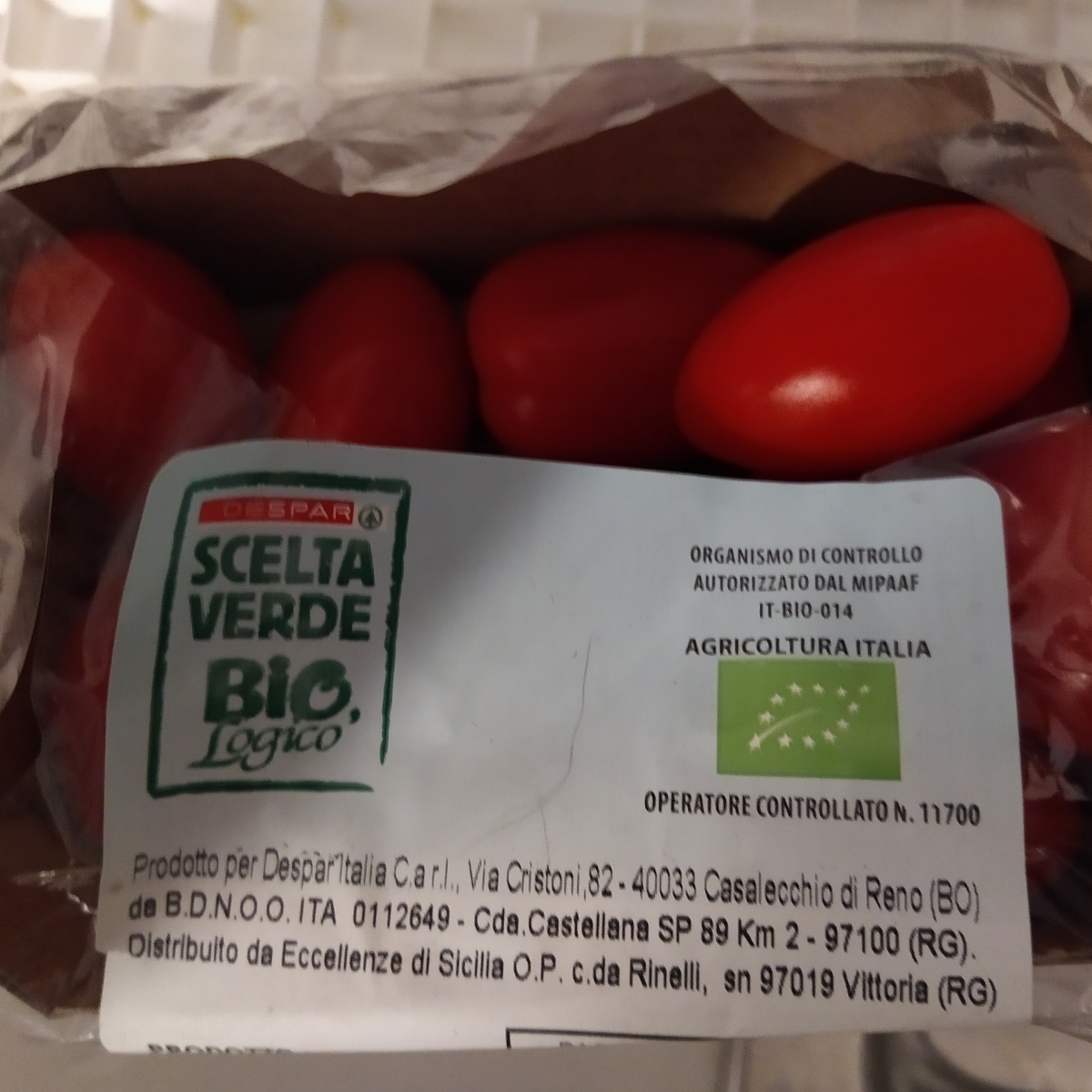 pomodorini from Despar Scelta Verde BioLogico - Vegan Product Reviews ...