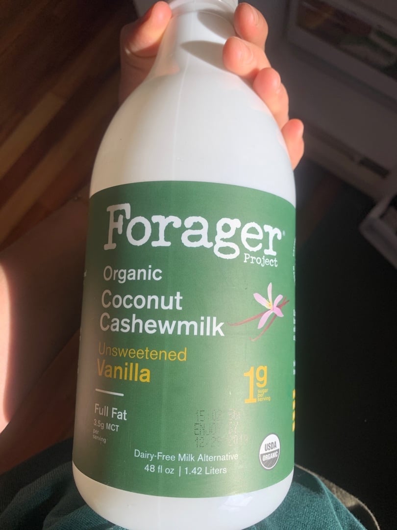 Organic Coconut Cashewmilk Unsweetened Vanilla from Forager Project ...