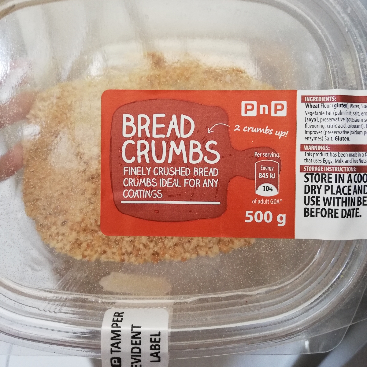 Bread crumbs from Pick n Pay - Vegan Product Reviews & Ratings | abillion