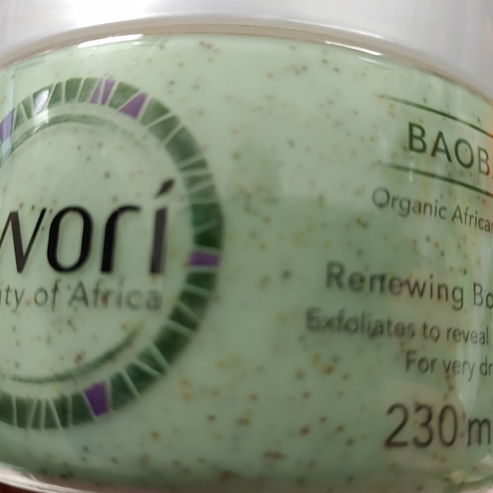 Iwori Baobab Baobab renewing body scrub Review | abillion