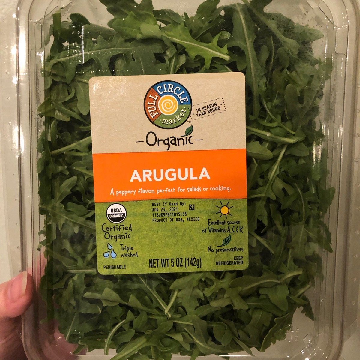 Organic Arugula from Full Circle Market - Vegan Product Reviews ...