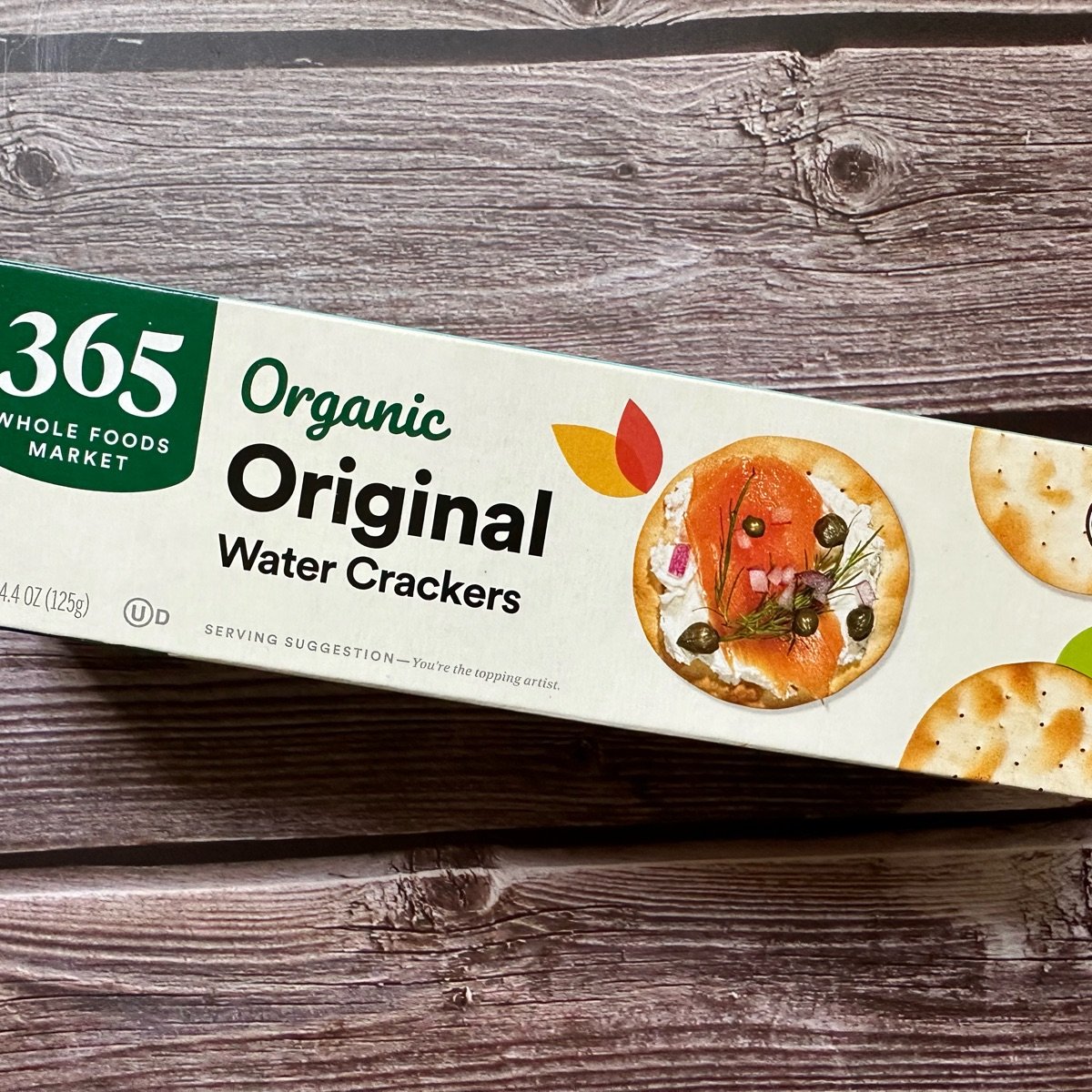 Organic Original Water Crackers from 365 Whole Foods Market - Vegan ...