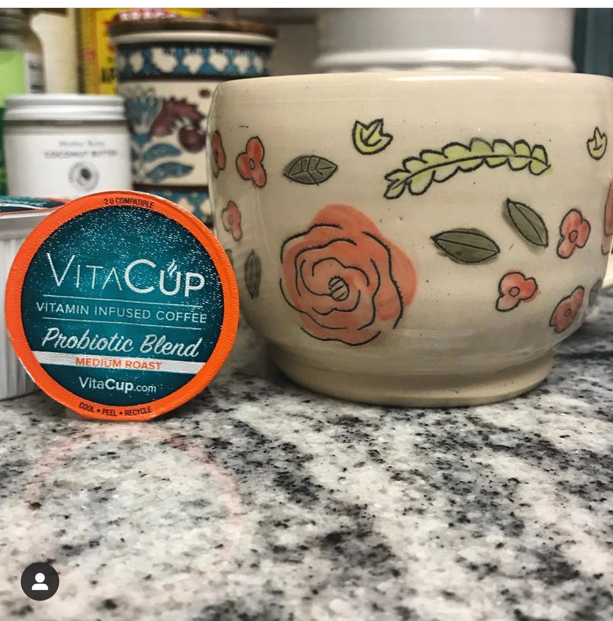 Infused Coffee Probiotic Blend Medium Roast Cups from Vitacup - Vegan ...
