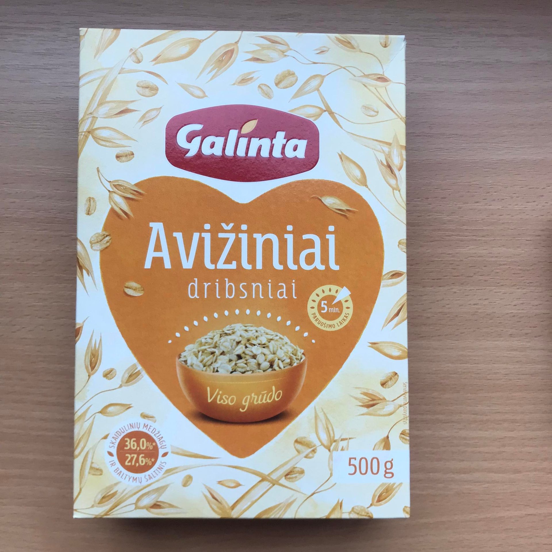 Avižiniai dribsniai from Galinta - Vegan Product Reviews & Ratings ...