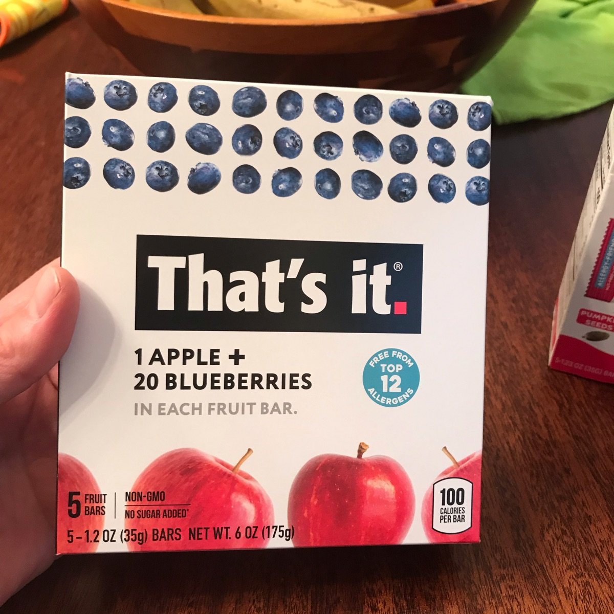 That’s it 1 apple + 20 blueberries fruit bar Reviews | abillion