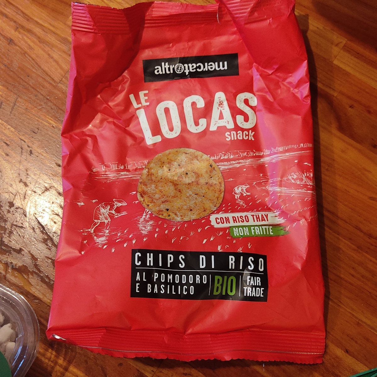 Le locas Chips di riso al pomodoro e basilico from Altro mercato ...