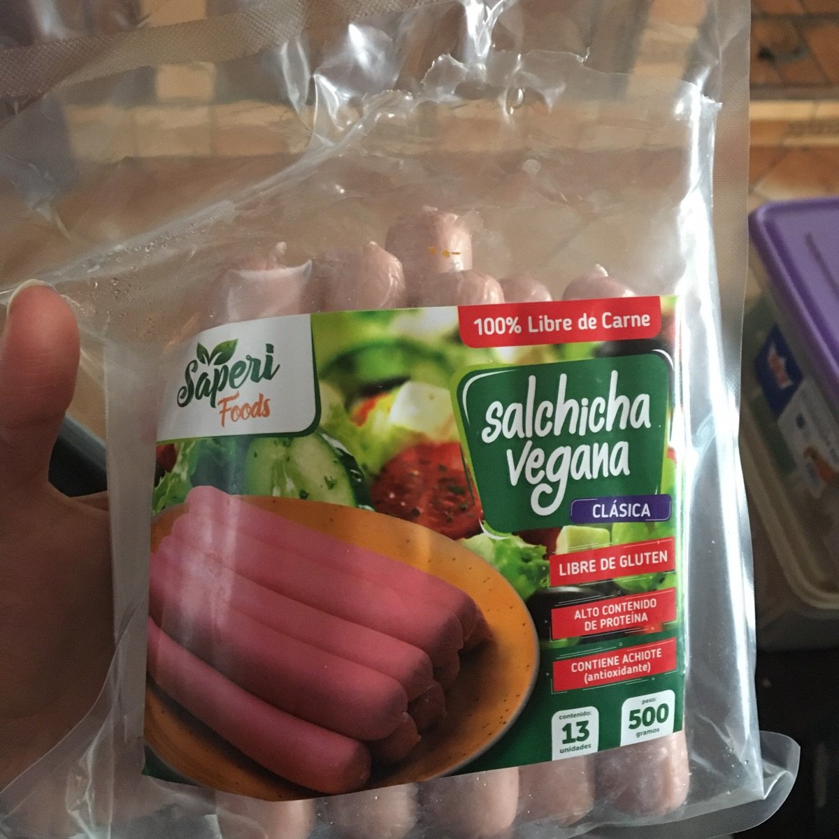 Salchicha Vegana Clásica from Saperi Foods - Vegan Product Reviews ...