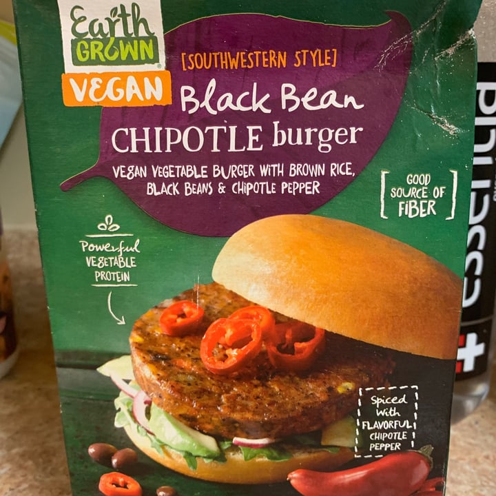 Earth Grown Black Bean Chipotle Burger Review | abillion