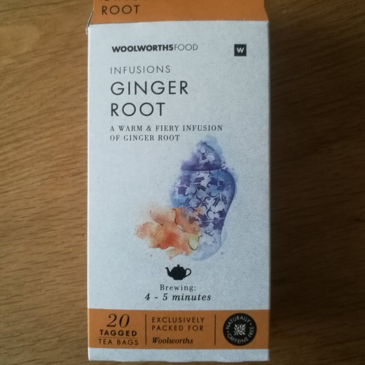 Woolworths Food Ginger root tea Review | abillion