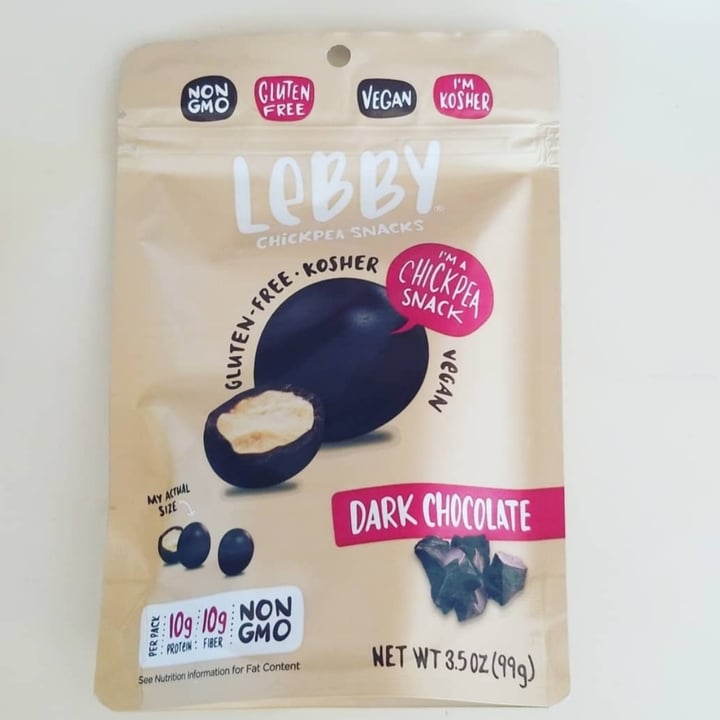 Lebby Chickpea Snacks Dark Chocolate Covered Chickpeas Review | abillion
