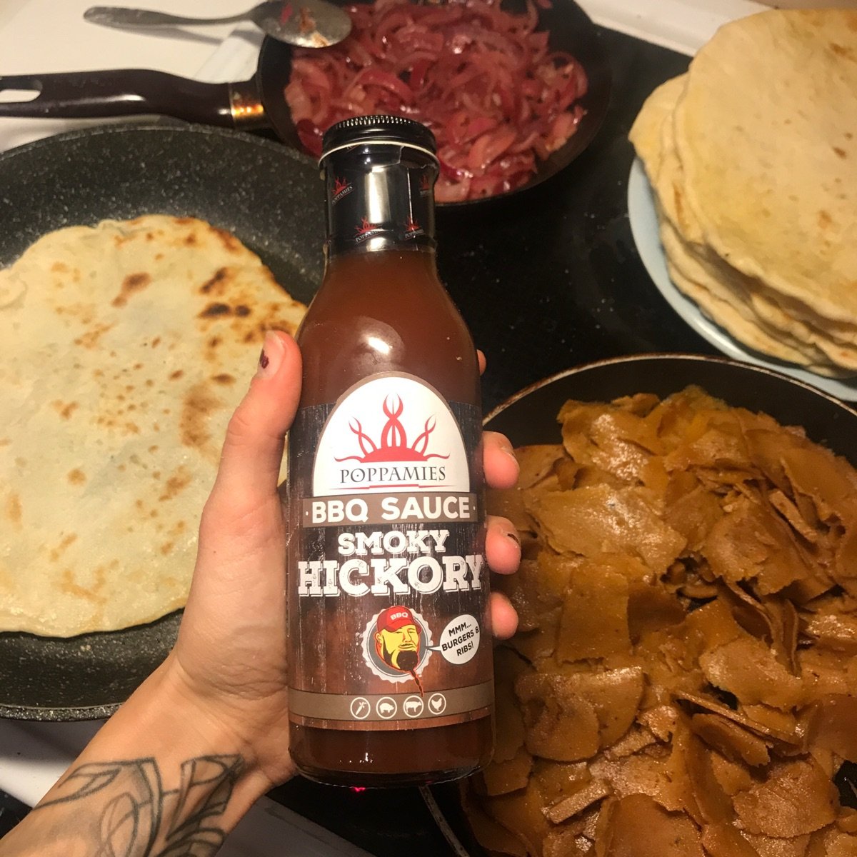 BBQ Sauce Smoky Hickory from Poppamies - Vegan Product Reviews & Ratings | abillion