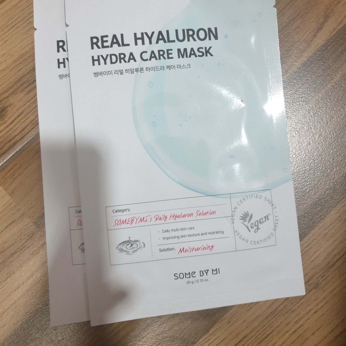 real hyaluron hydra care mask from Some by Mi - Vegan Product Reviews ...