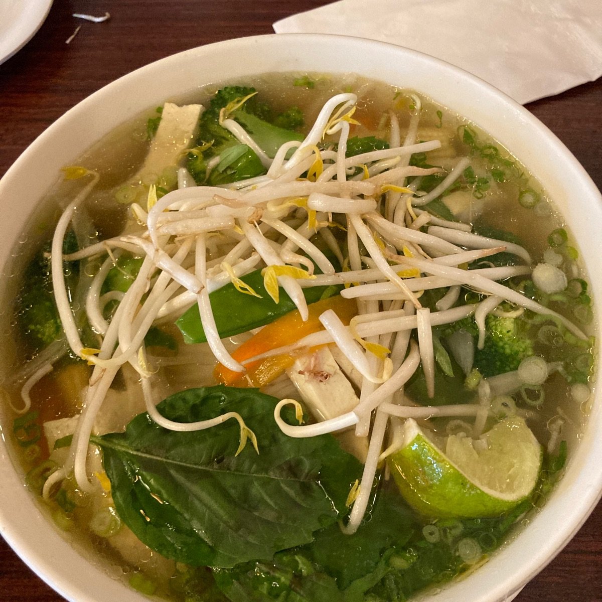 Vegetable Pho at Pho Bowlevard Vietnamese Grill, Littleton - Vegan Dish ...