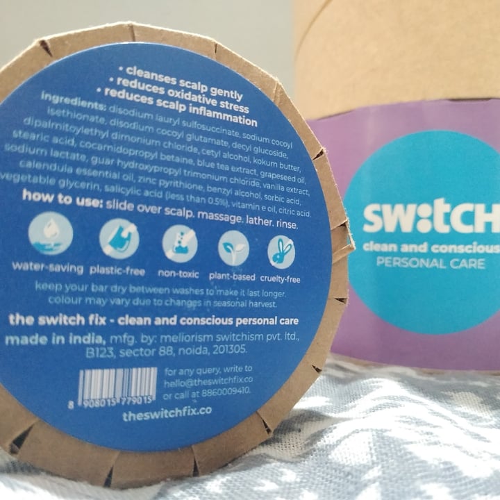Switch Blue-tea-ful Shampoo Bar Review | abillion