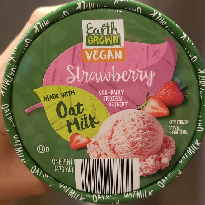 Earth Grown Strawberry Oat Milk Ice Cream Review | abillion