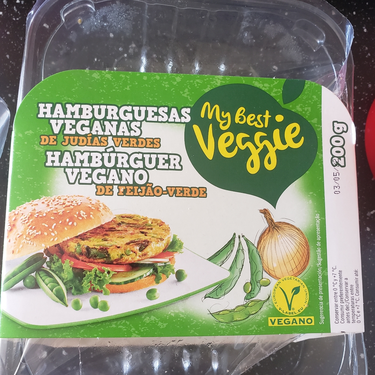 Hamburger Vegano De Feijão Verde from My Best Veggie - Vegan Product ...