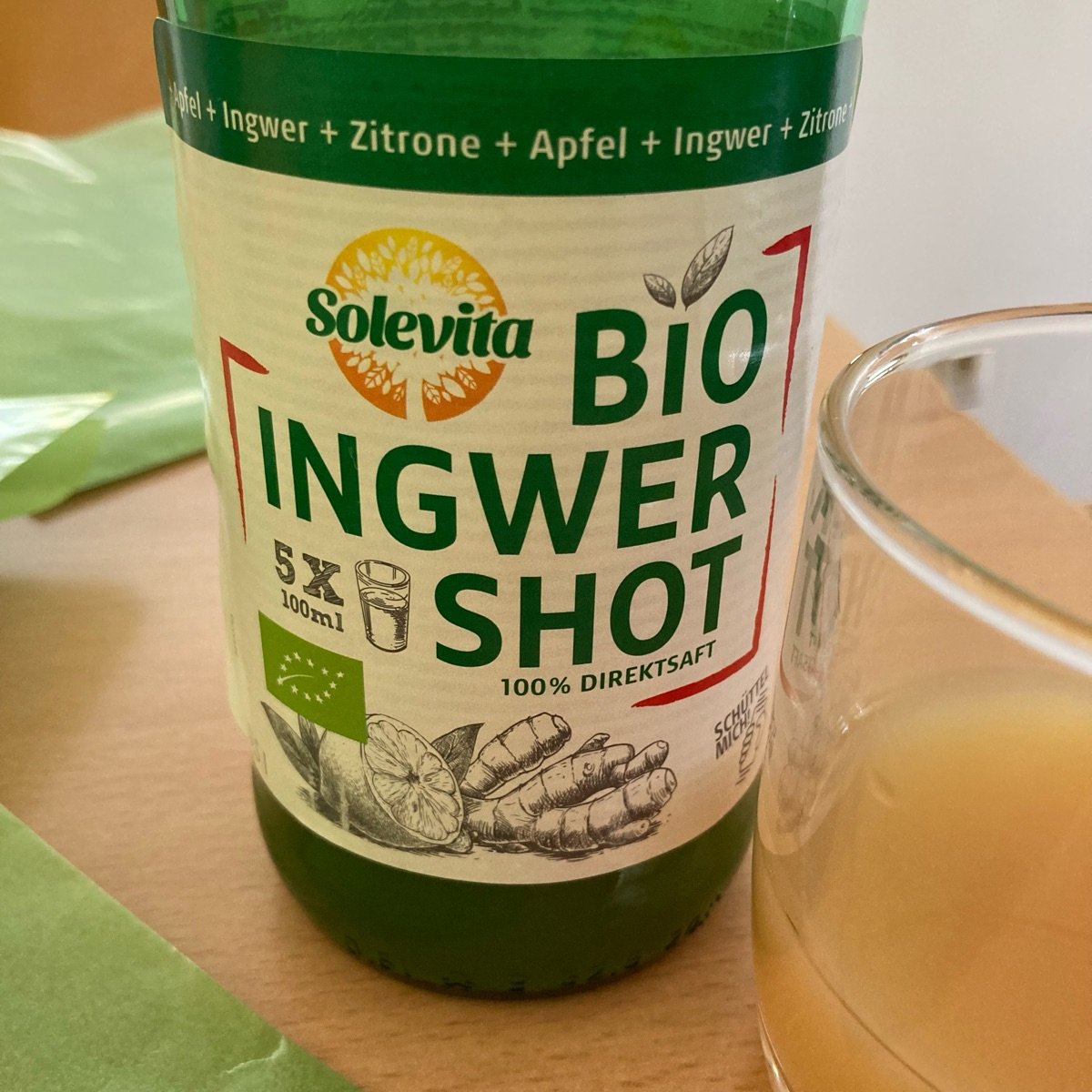 Bio ingwer shot from Solevita - Vegan Product Reviews & Ratings | abillion