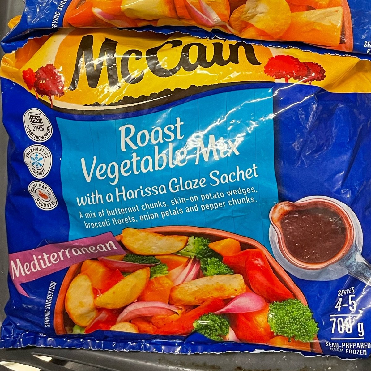 Roast Vegetable mix with Harissa Glaze from McCain - Vegan Product ...