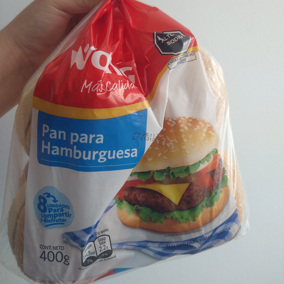 Pan De Hamburguesa from Wong - Vegan Product Reviews & Ratings | abillion