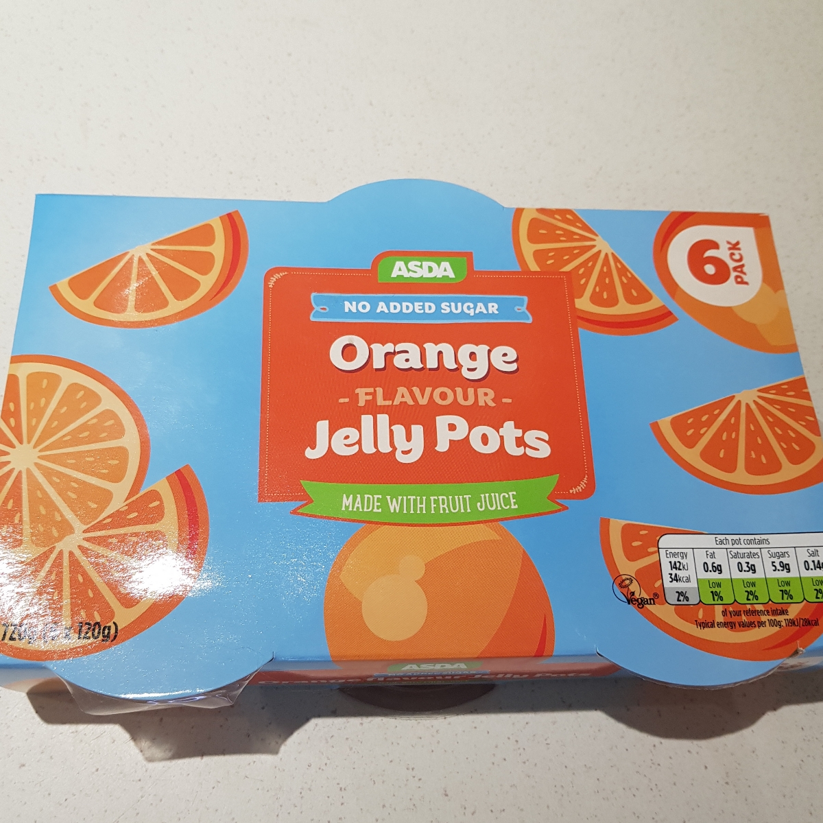 Orange Flavour Jelly Pots from ASDA - Vegan Product Reviews & Ratings ...