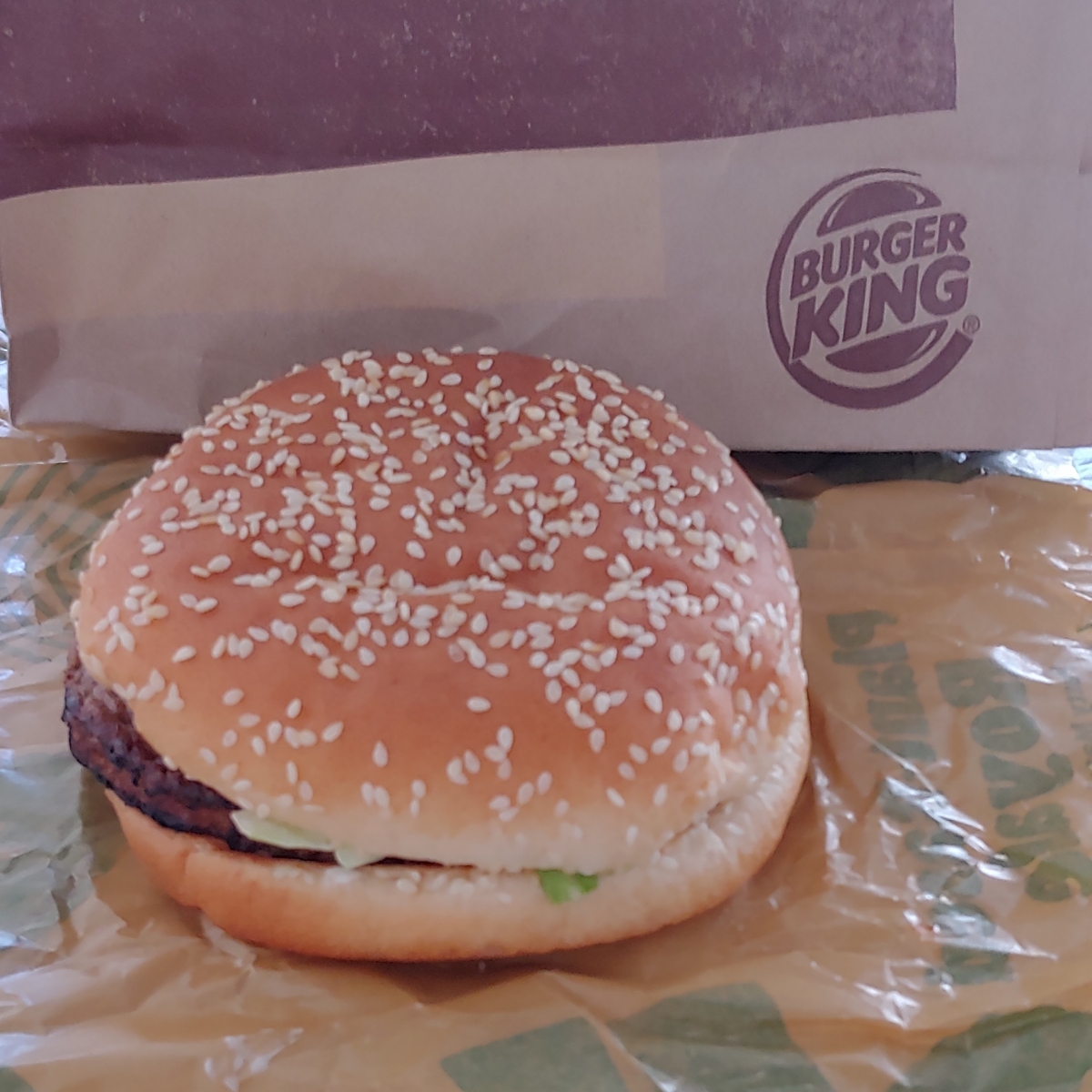 Plant Based Whopper at Burger King South Africa, Cape Town - Vegan Dish ...