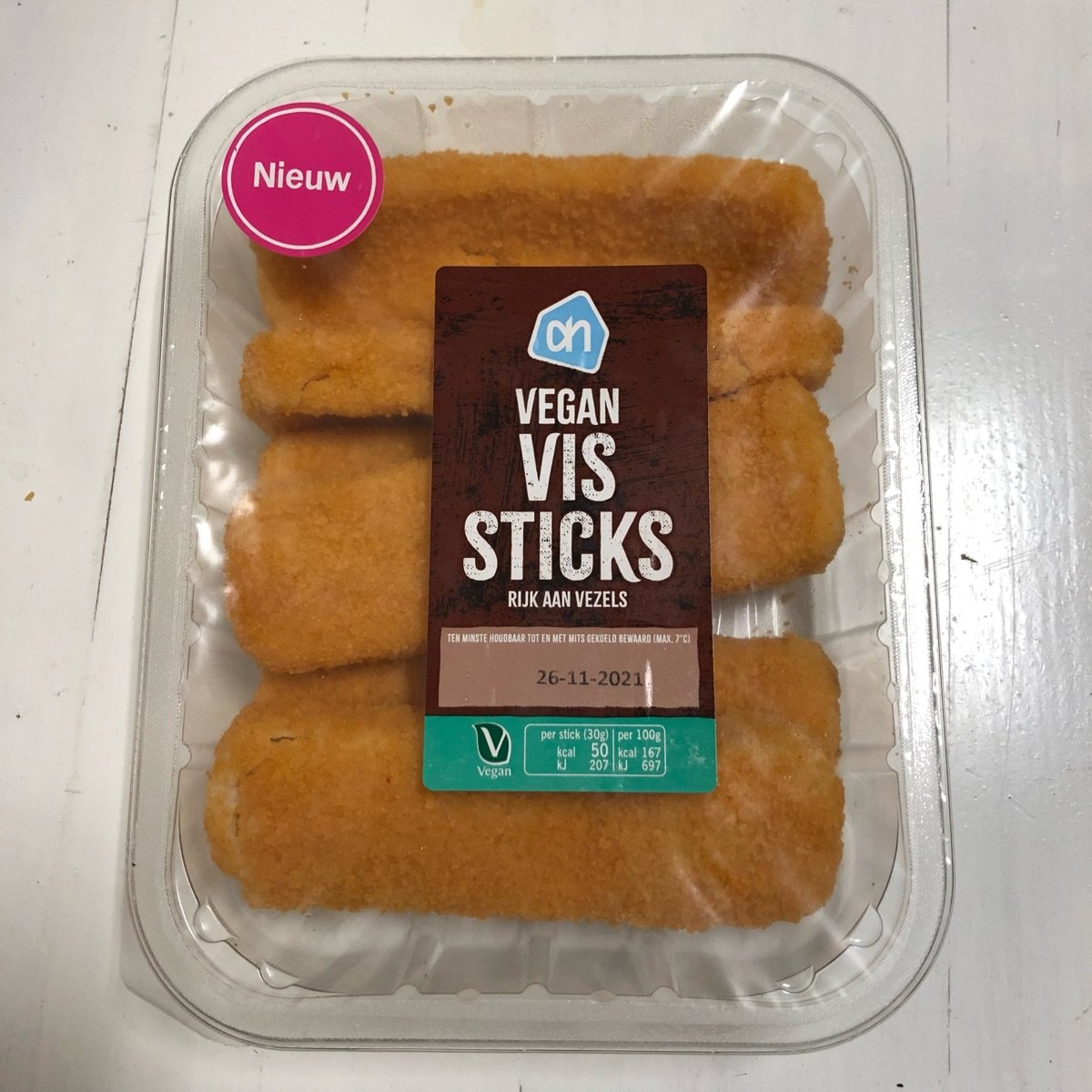 Vegan Vis (Fish) Sticks from Albert Heijn AH - Vegan Product Reviews ...
