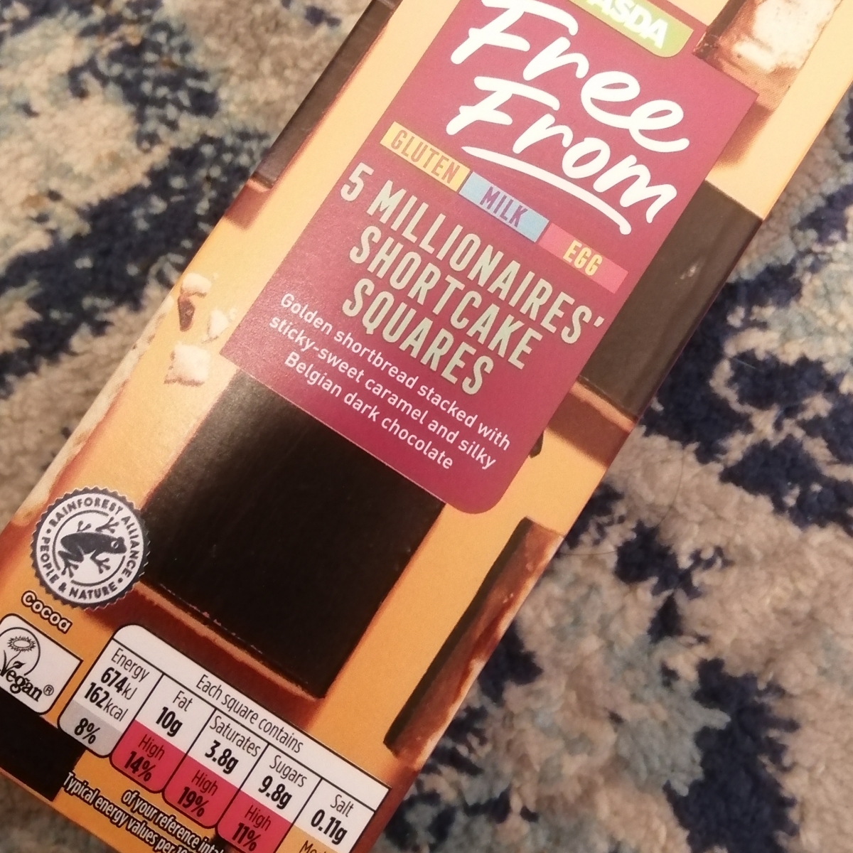 Free from Millionaire’s Shortcake Squares from ASDA - Vegan Product ...
