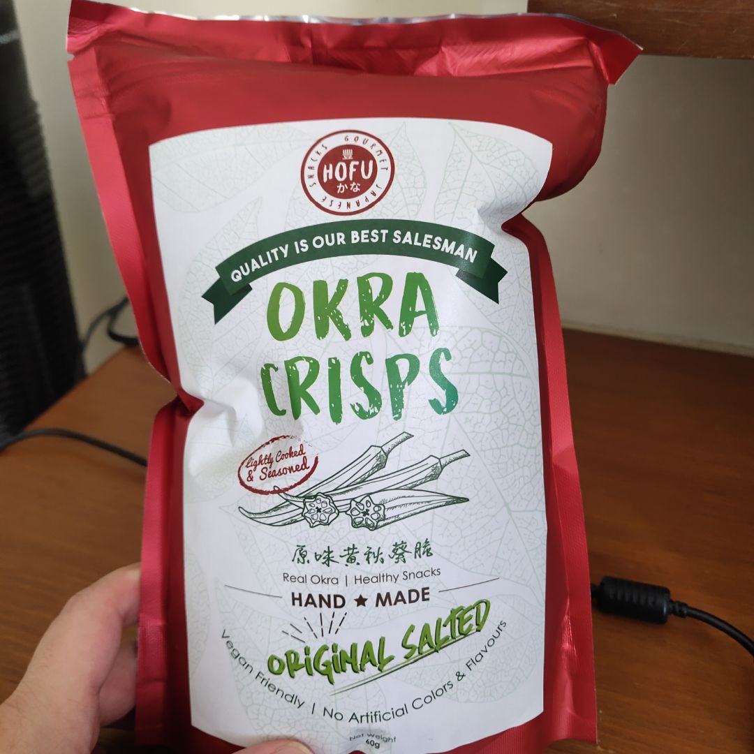 Okra Crisps Original Salted from Hofu Japanese Gourmet Snacks - Vegan ...