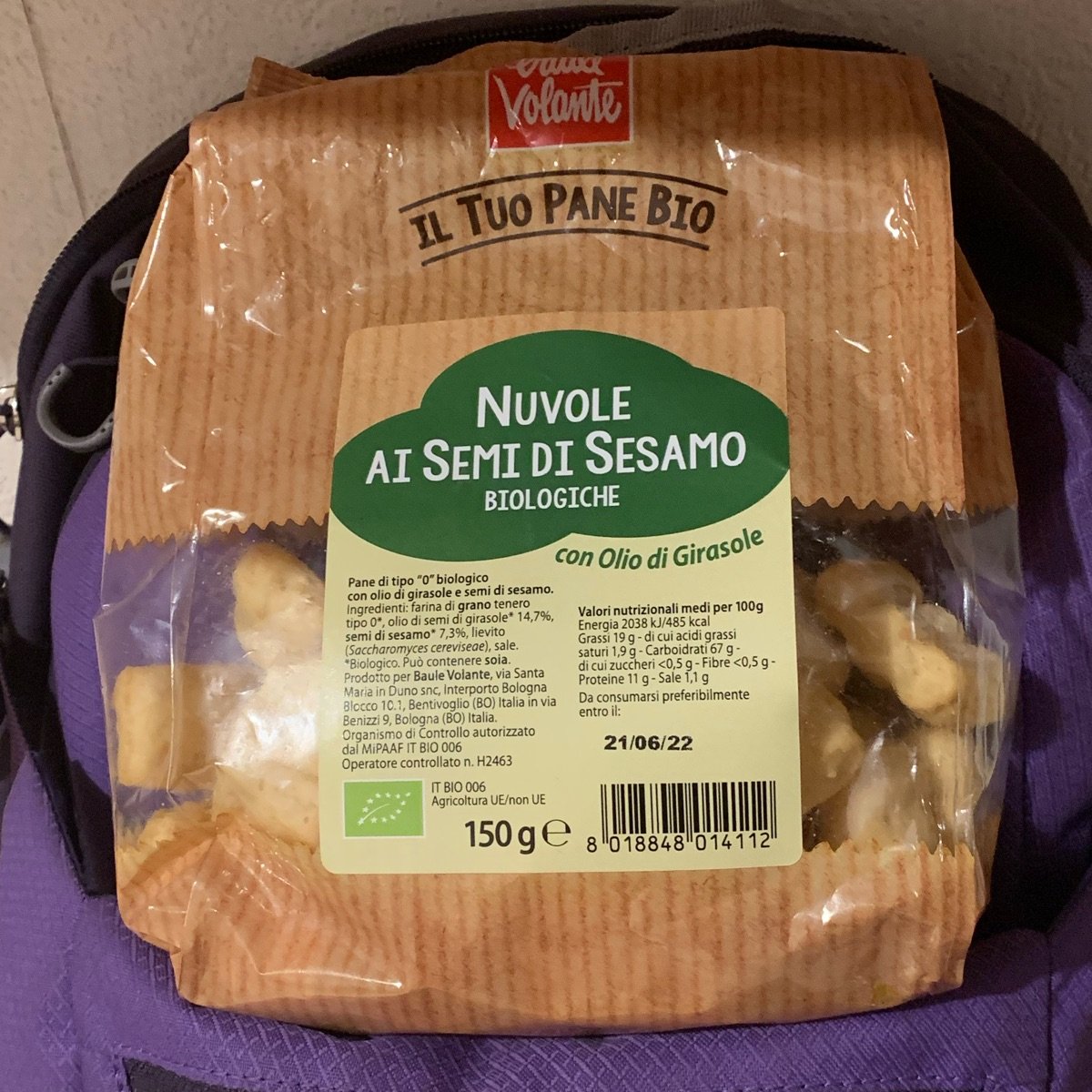 nuvole ai semi di sesamo from Baule volante - Vegan Product Reviews & Ratings | abillion