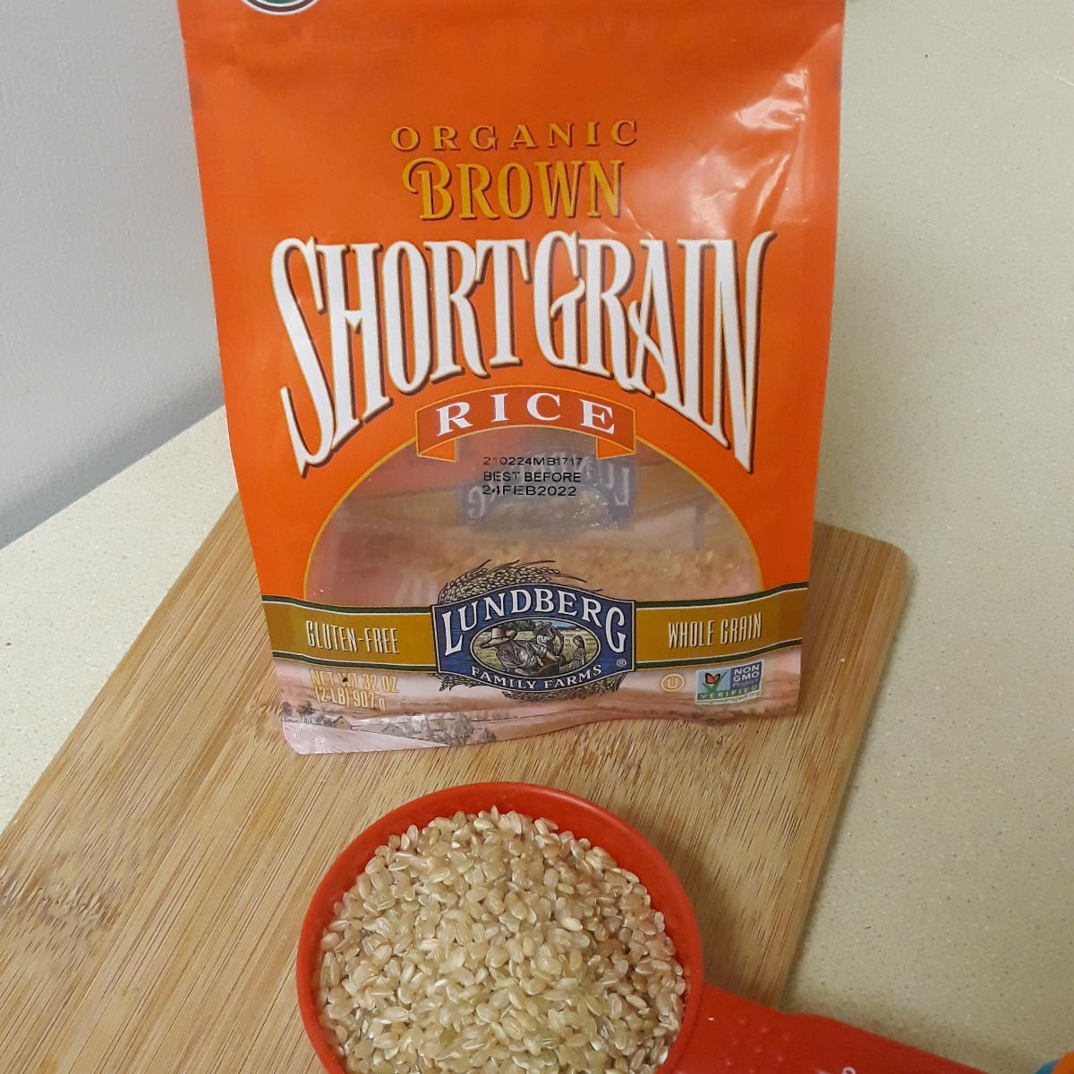 Short grain Brown Rice from Lundberg Family Farms - Vegan Product ...
