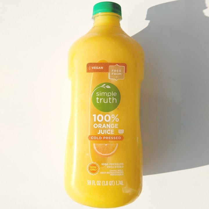 Simple Truth 100% Cold Pressed Orange Juice Review | abillion