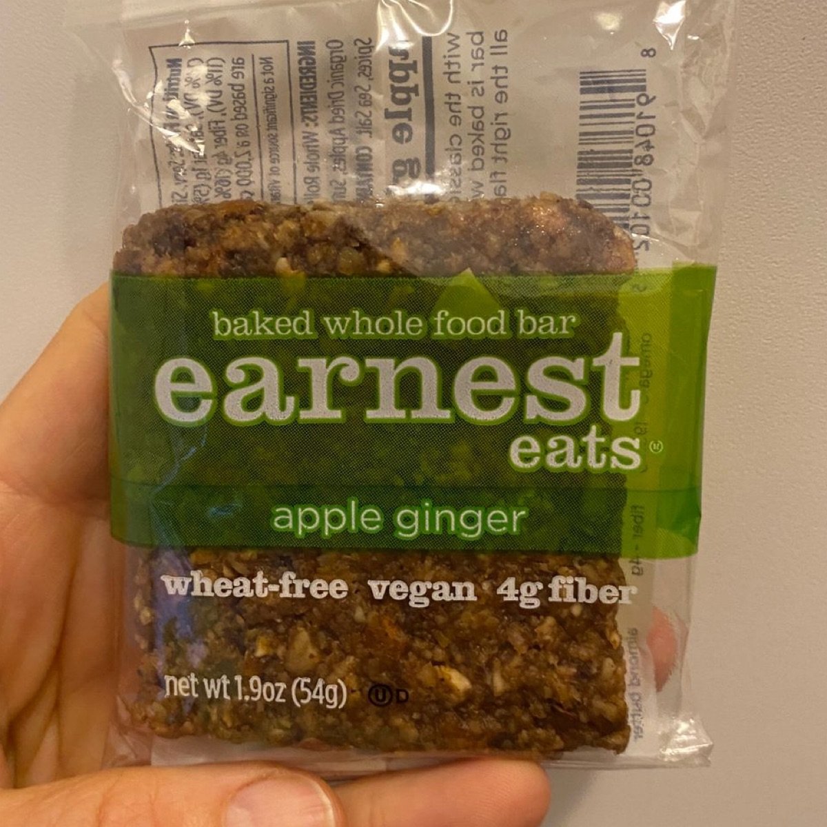 Apple ginger bar from Earnest eats - Vegan Product Reviews & Ratings ...