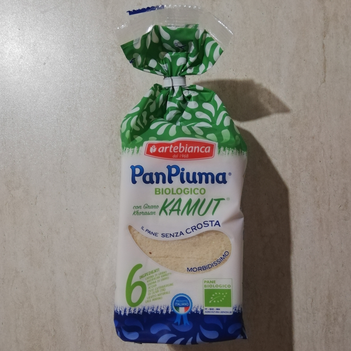 Pane Biologico Con Grano Kamut from Pan piuma - Vegan Product Reviews ...