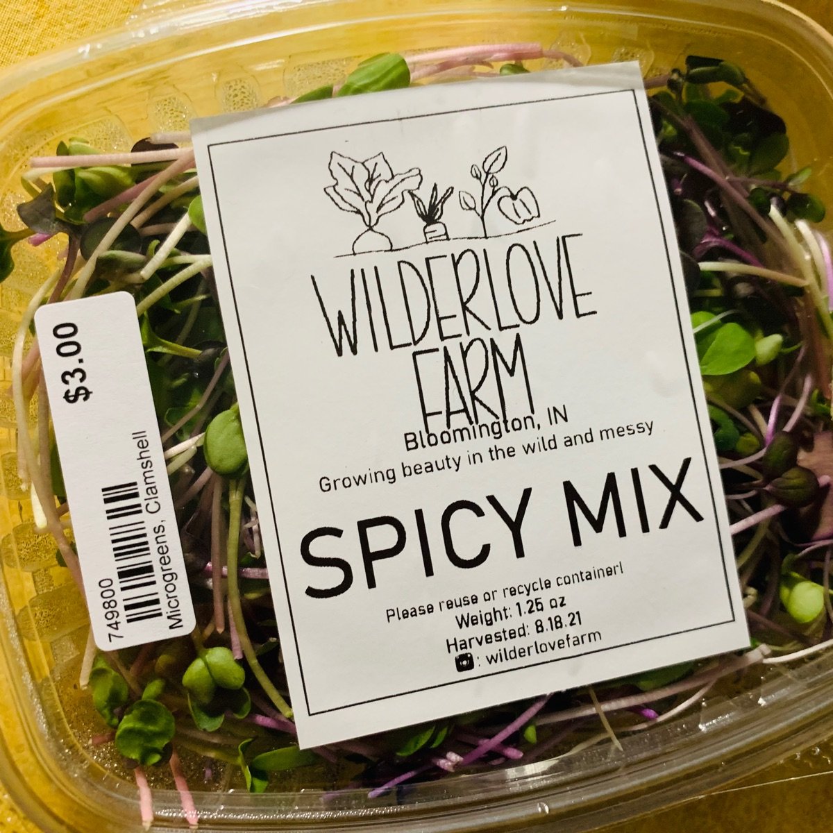 Microgreens Spicy Mix from Wilderlove Farm - Vegan Product Reviews ...