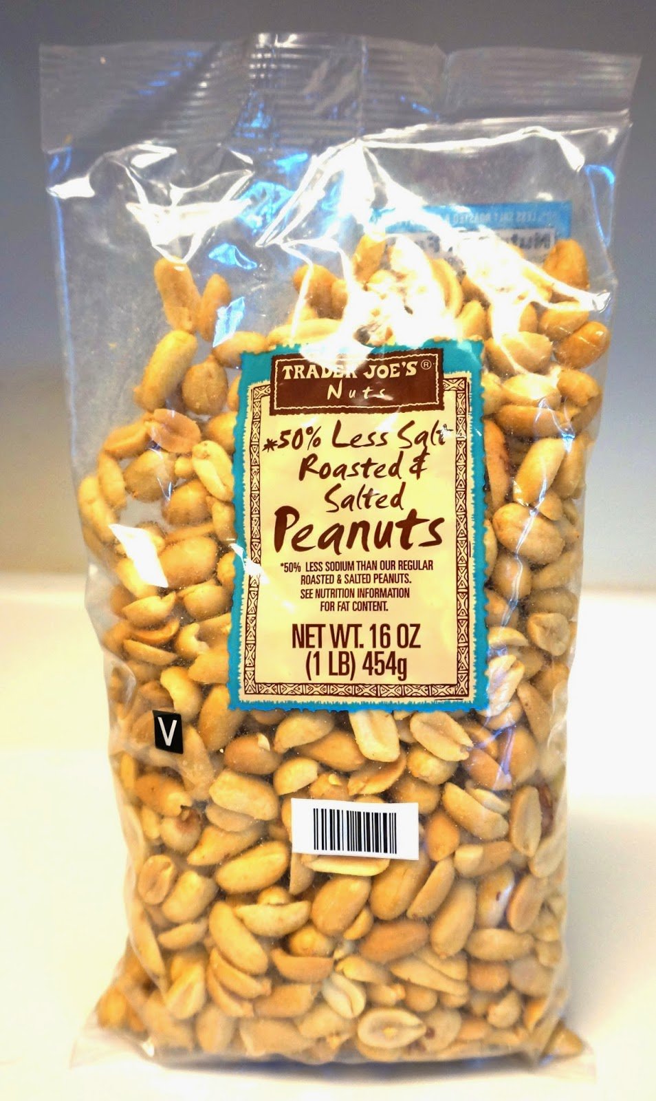 Trader Joe's 50% Less Salt Roasted and Salted Peanuts Reviews | abillion